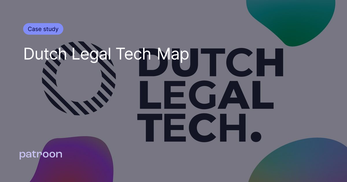 Dutch Legal Tech Map | Legal Design Case Studies